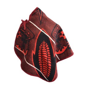 Basotho Blanket - Poncho-shawl (red) - Etsy