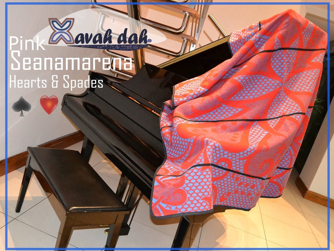 Basotho Blanket - Seanamarena (pink - Hearts/spades) - Etsy