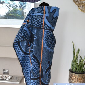 Basotho Blanket - Kharetsa (royal Blue) - Etsy