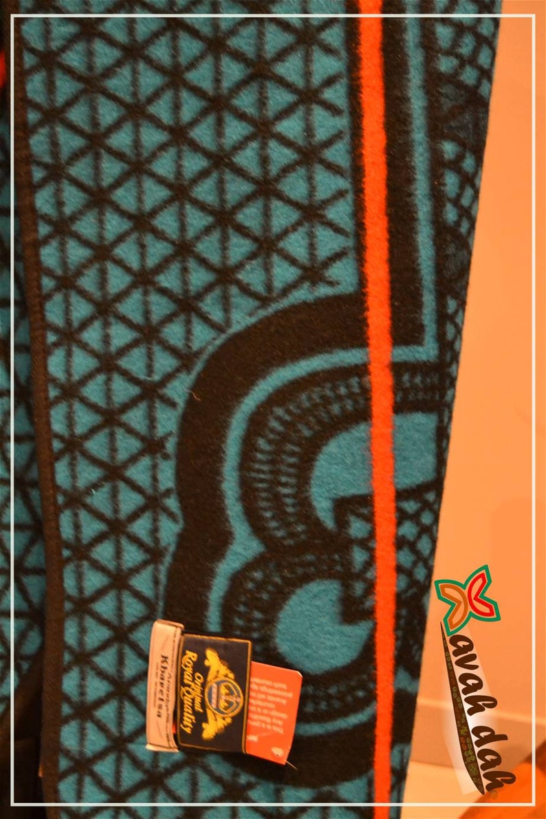 Basotho Blanket Kharetsa turquoise Blue - Etsy
