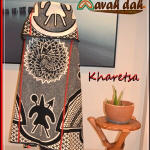Basotho Blanket - Kharetsa (blacknwhite) Red Line - Etsy
