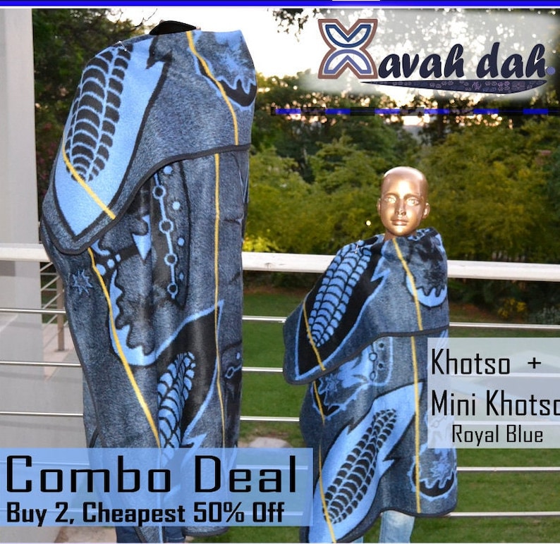 Basotho Blanket - Khotso and Mini Khotso Combo - Etsy