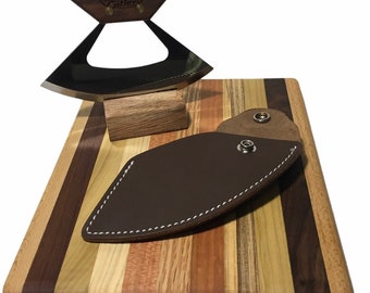 Ulu Board and Knife Set - Etsy