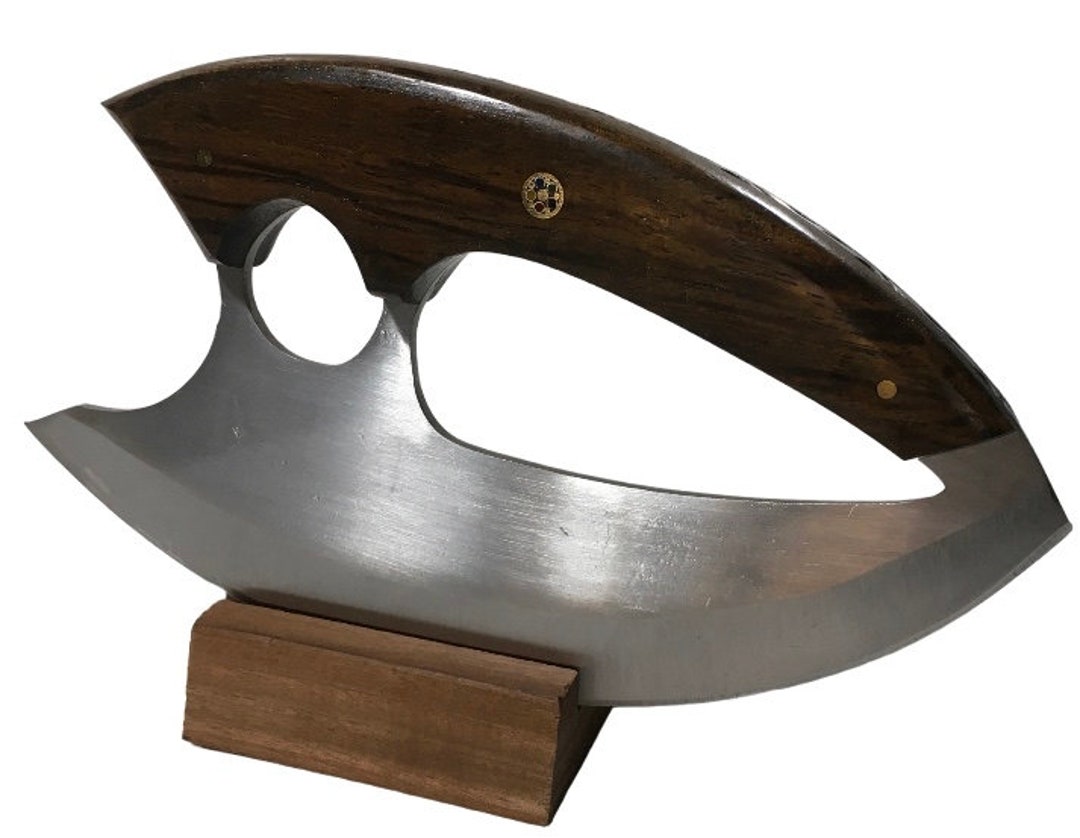 New Design Wood Ergonomic Stainless Steel Ulu Knife Knife - Etsy