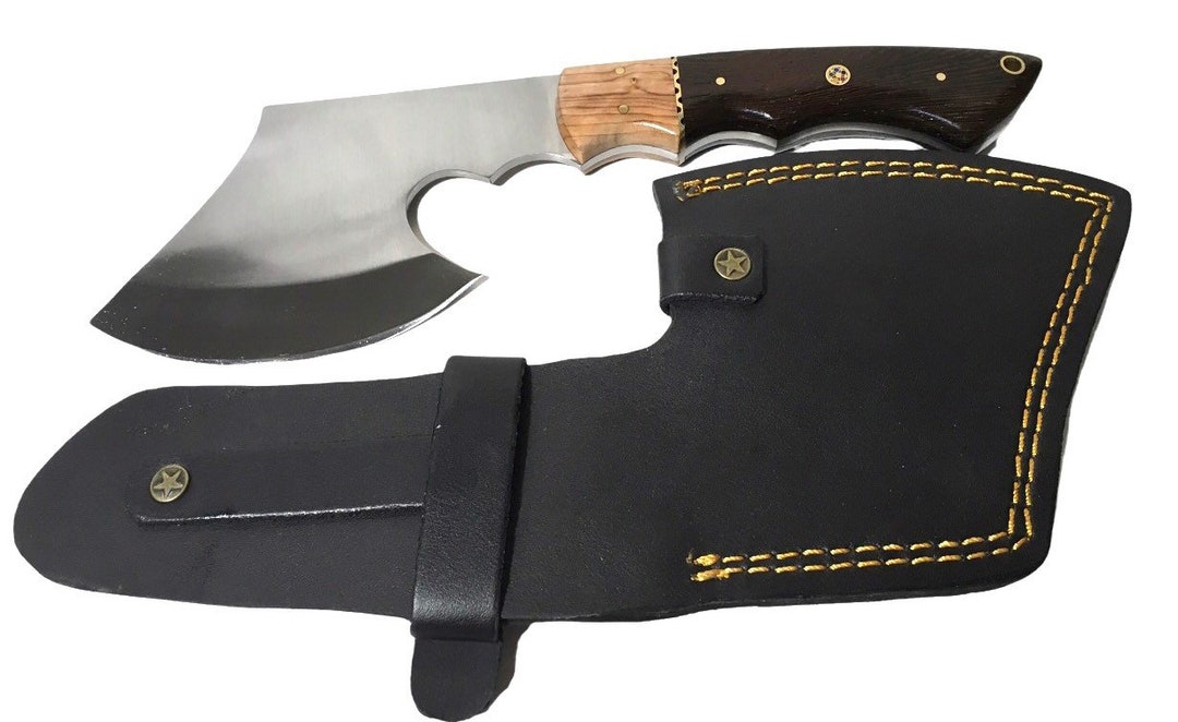 Handmade Wood Handle Stainless Steel Hatchet Hand AXE Leather Sheath - Etsy