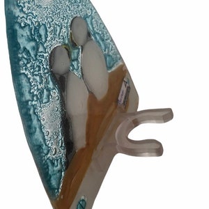 Handmade Fused Glass Glass Night Light Puffins - Etsy