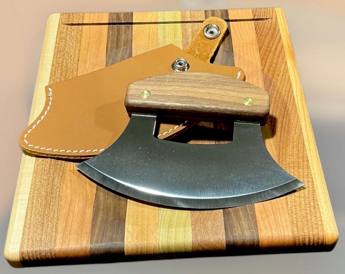 Traditional Basic Style Traditional Handmade in USA Wood Ulu Knife ...
