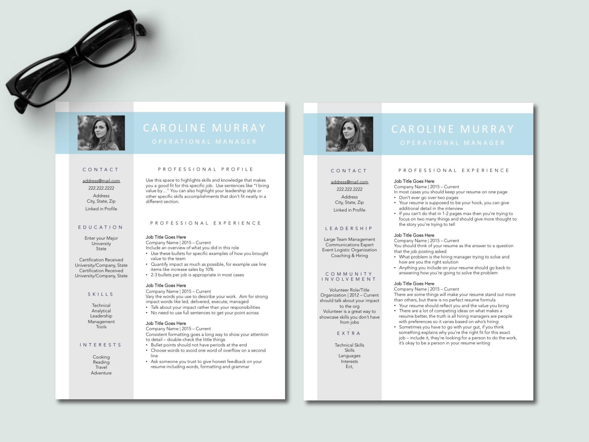 Interview Prep Bundle: Resume, Cover Letter, References (digital ...