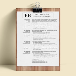 Job Interview Template Bundle: Resume, Cover Letter, References ...