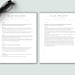 Interview Template Bundle: Resume With Optional Page 2, Cover Letter ...