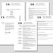 Job Interview Template Bundle: Resume, Cover Letter, References ...
