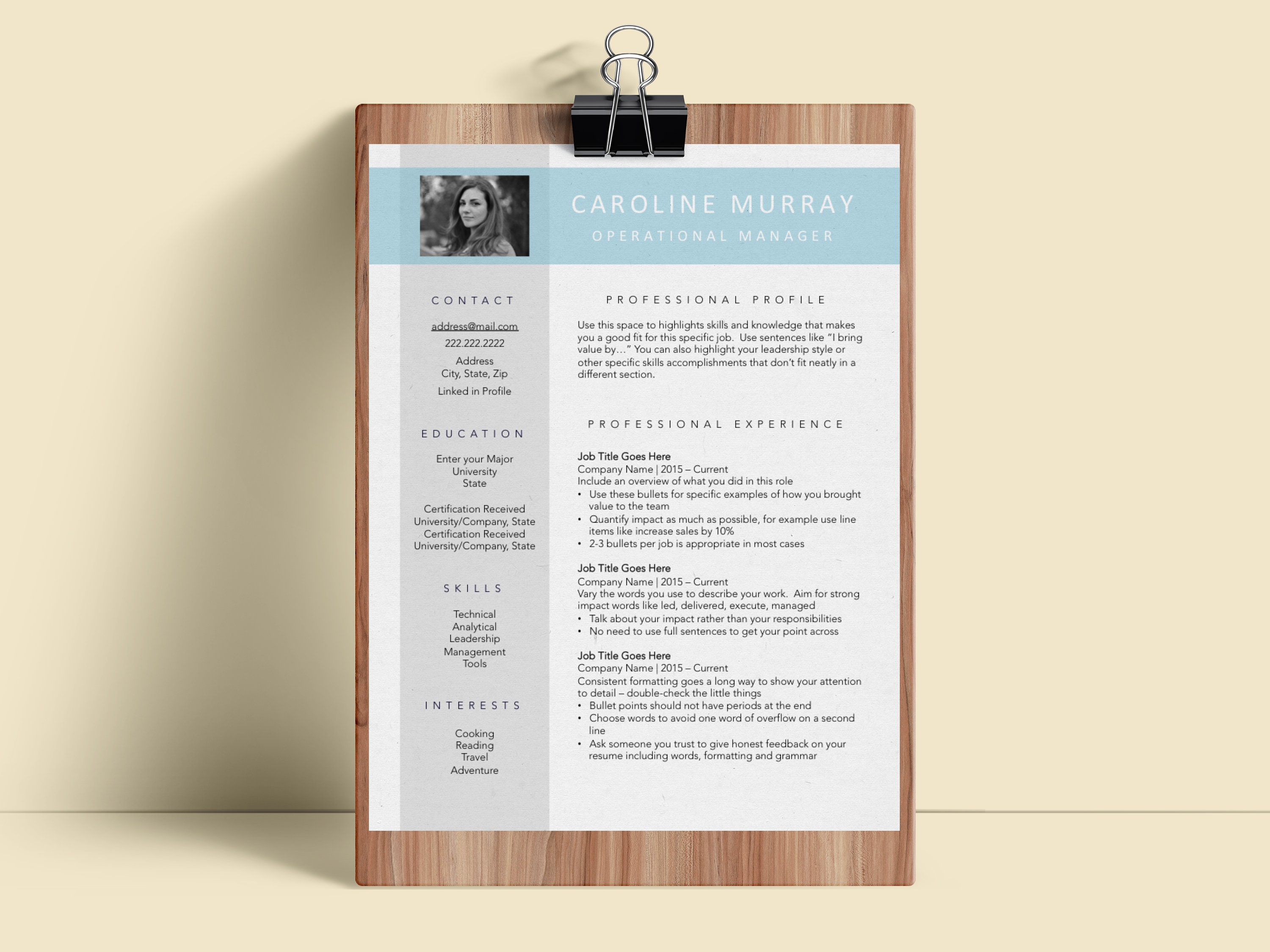 Interview Prep Bundle: Resume, Cover Letter, References (digital ...