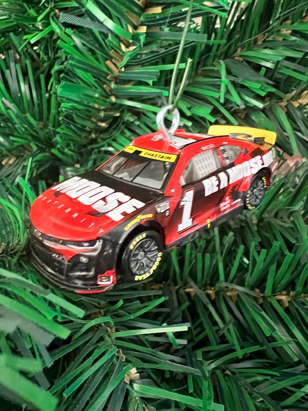 Ross Chastain 1 NASCAR Race Car Christmas Ornament Wall - Etsy