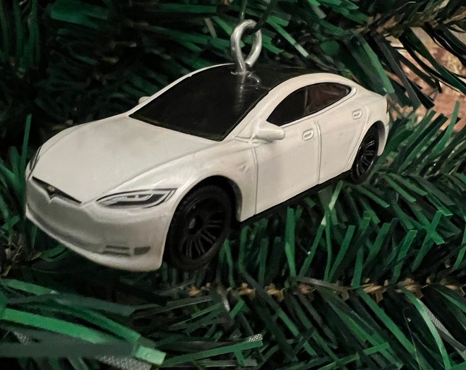 Tesla Model S Christmas Ornament Purchase Supports Education - Etsy