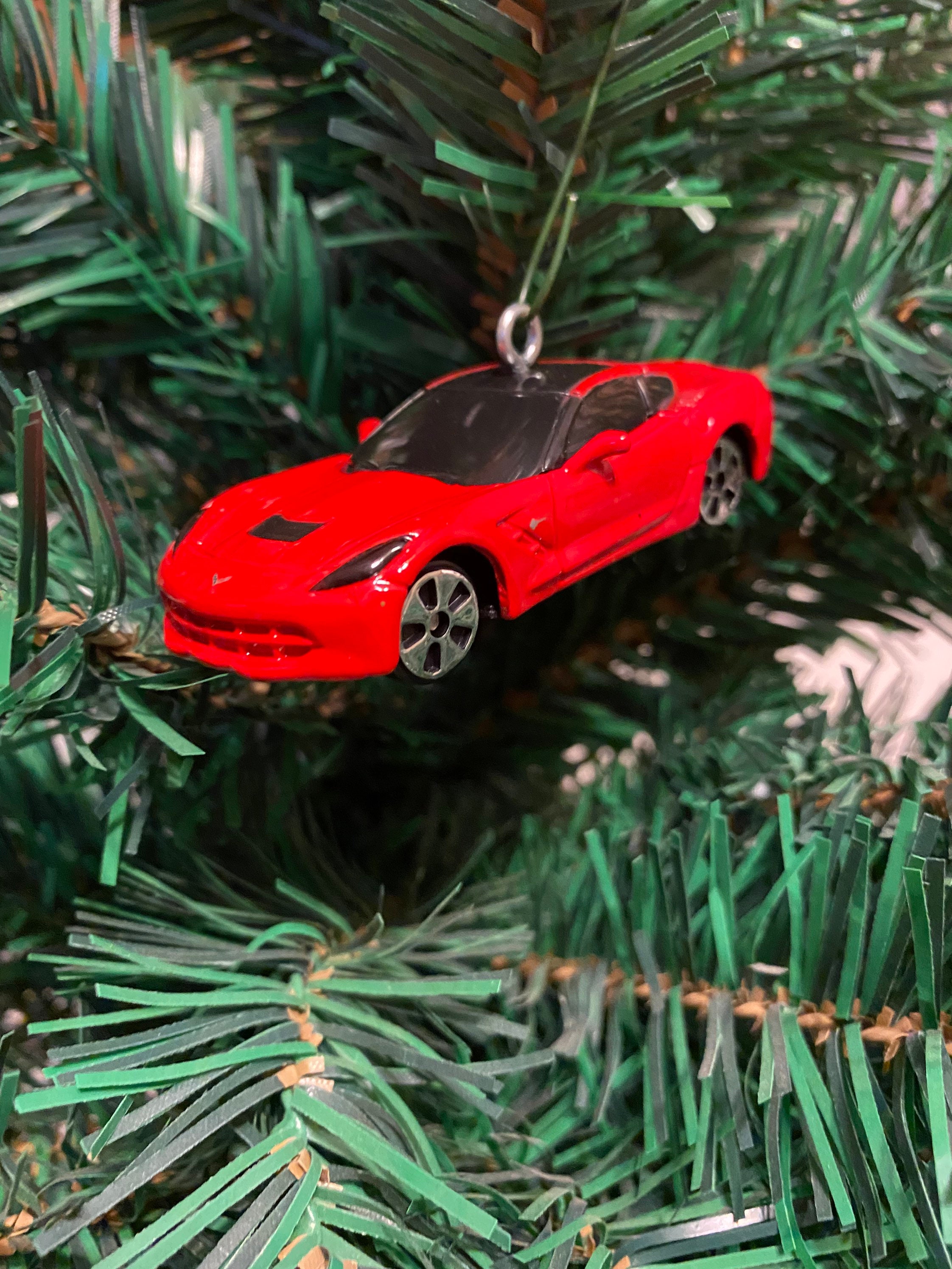 2014 Chevrolet Corvette Christmas Ornament red Purchase - Etsy