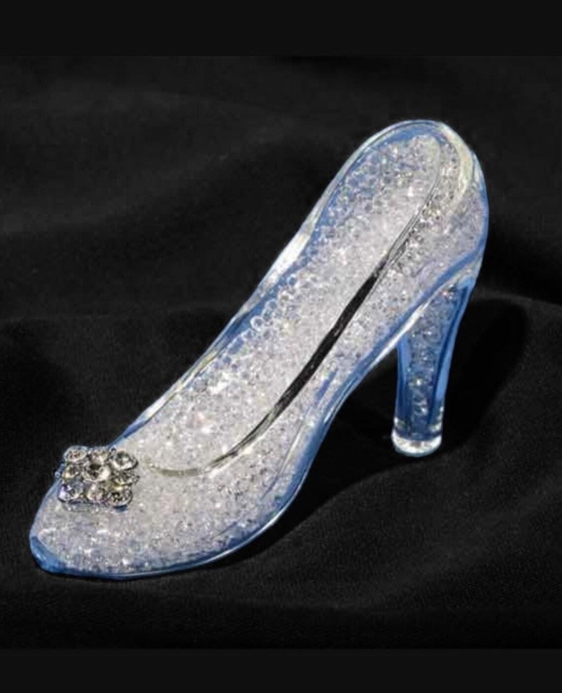 Crystal Figurine High Heal Shoe Crystal Facet Filled - Etsy