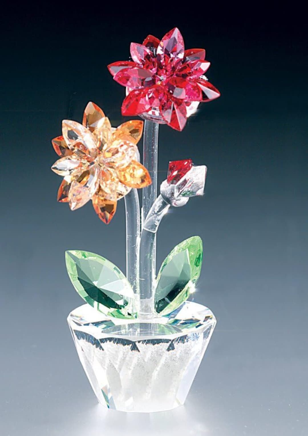 Crystal World Figurine Gerbera Miniature - Etsy