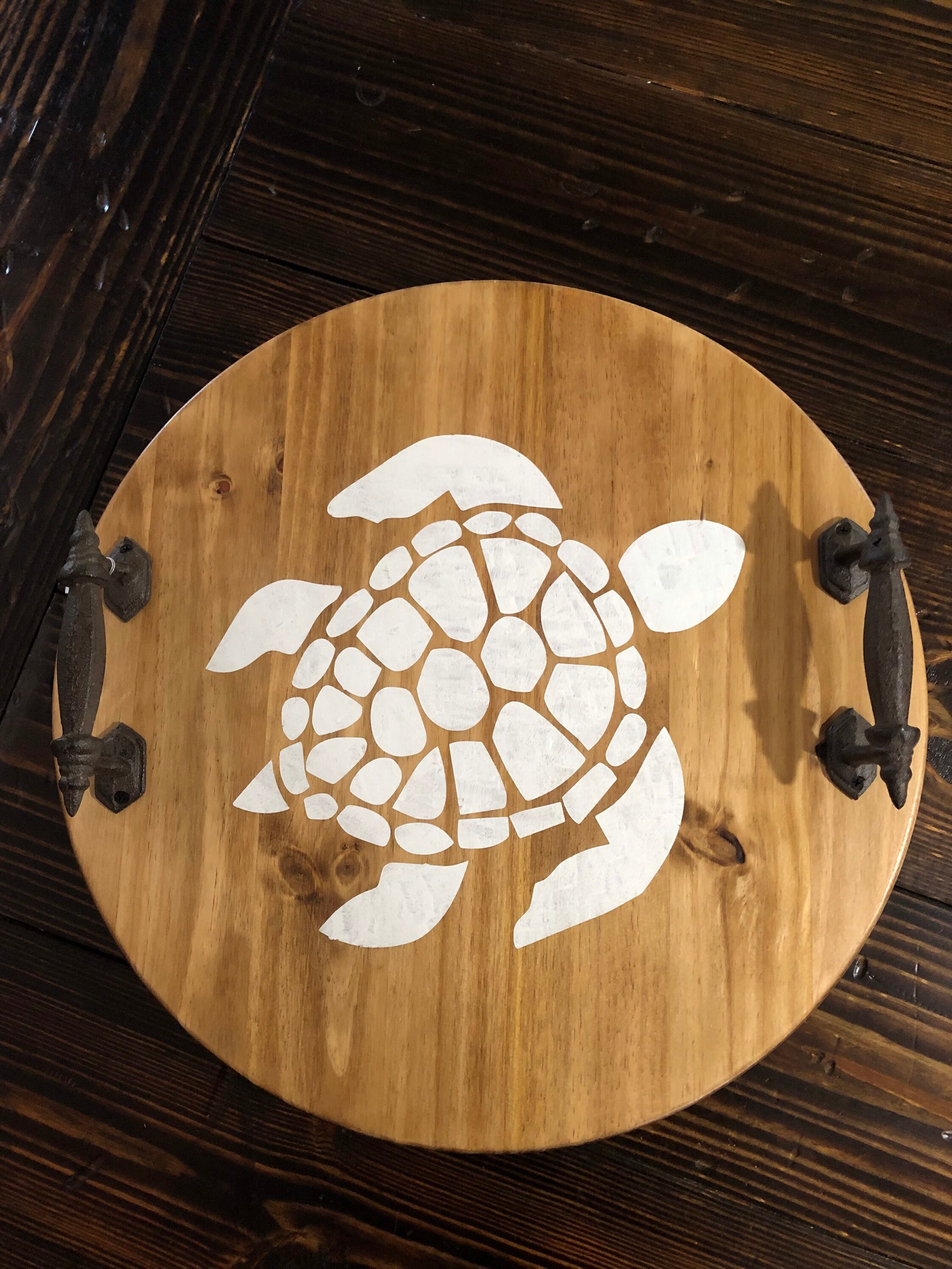 18 Inch Sea Turtle Lazy Susan - Etsy