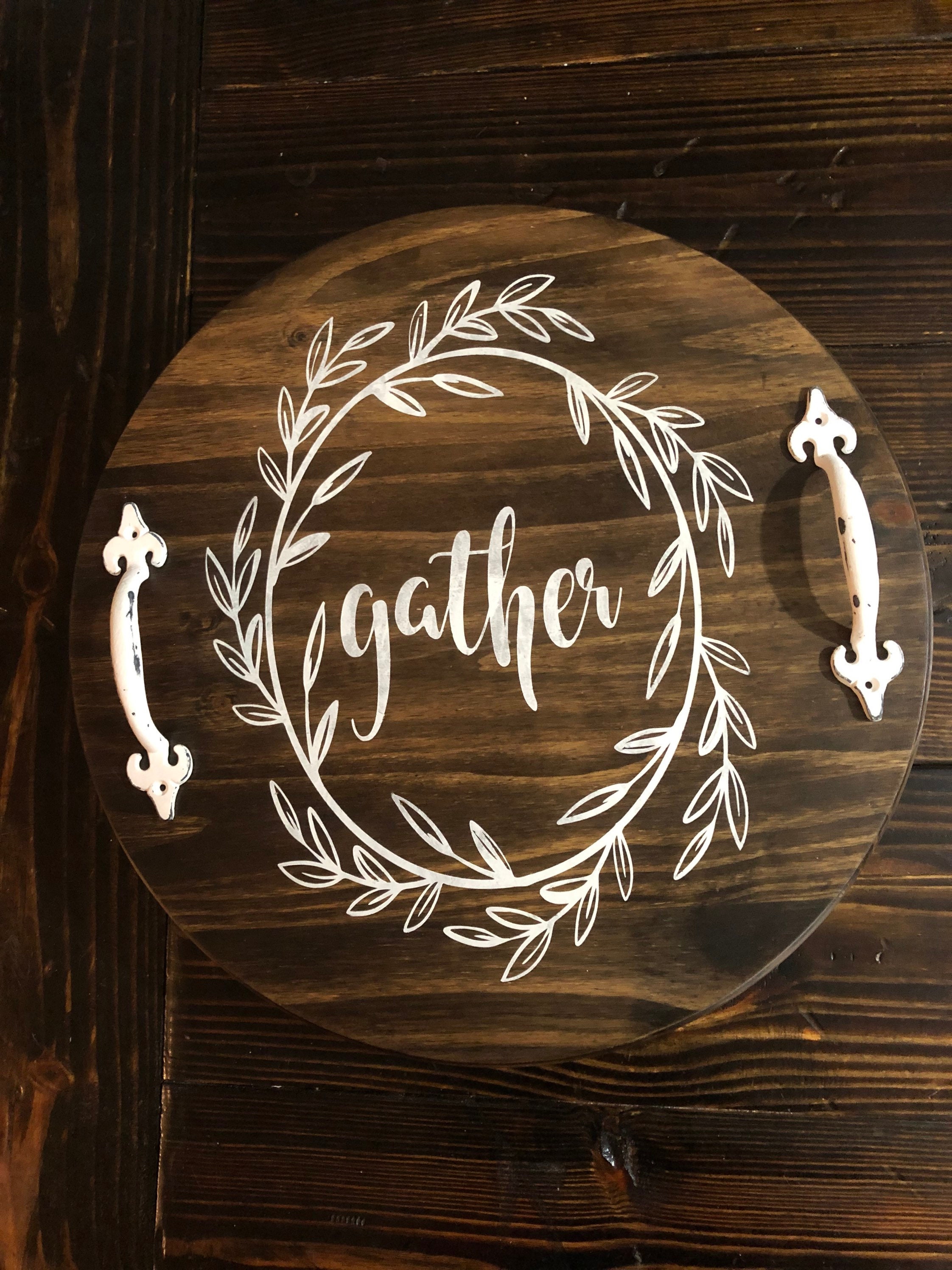 18 Inch Gather Lazy Susan Various Colors - Etsy