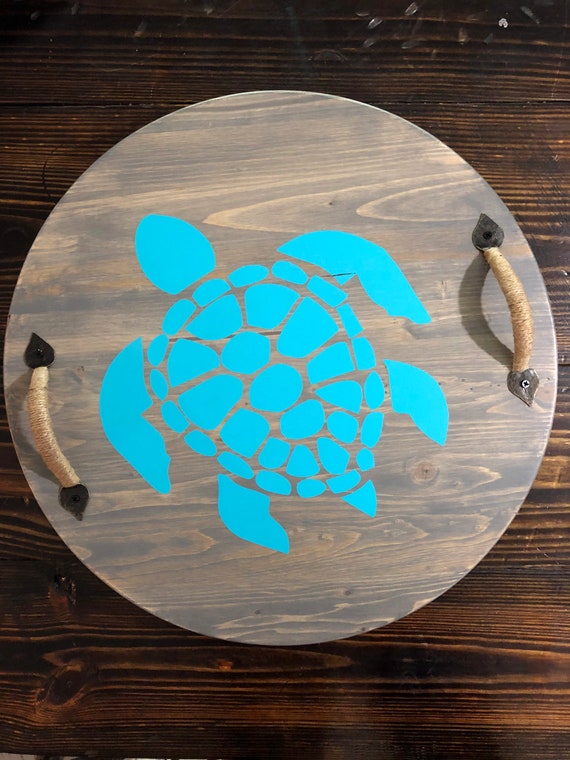 18 Inch Sea Turtle Lazy Susan | Etsy