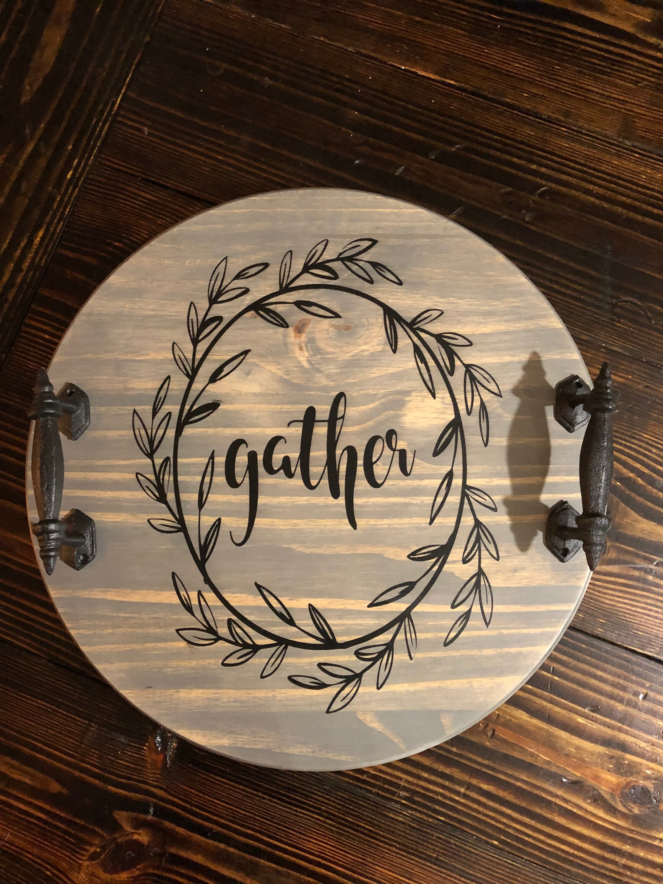 18 Inch Gather Lazy Susan Various Colors - Etsy