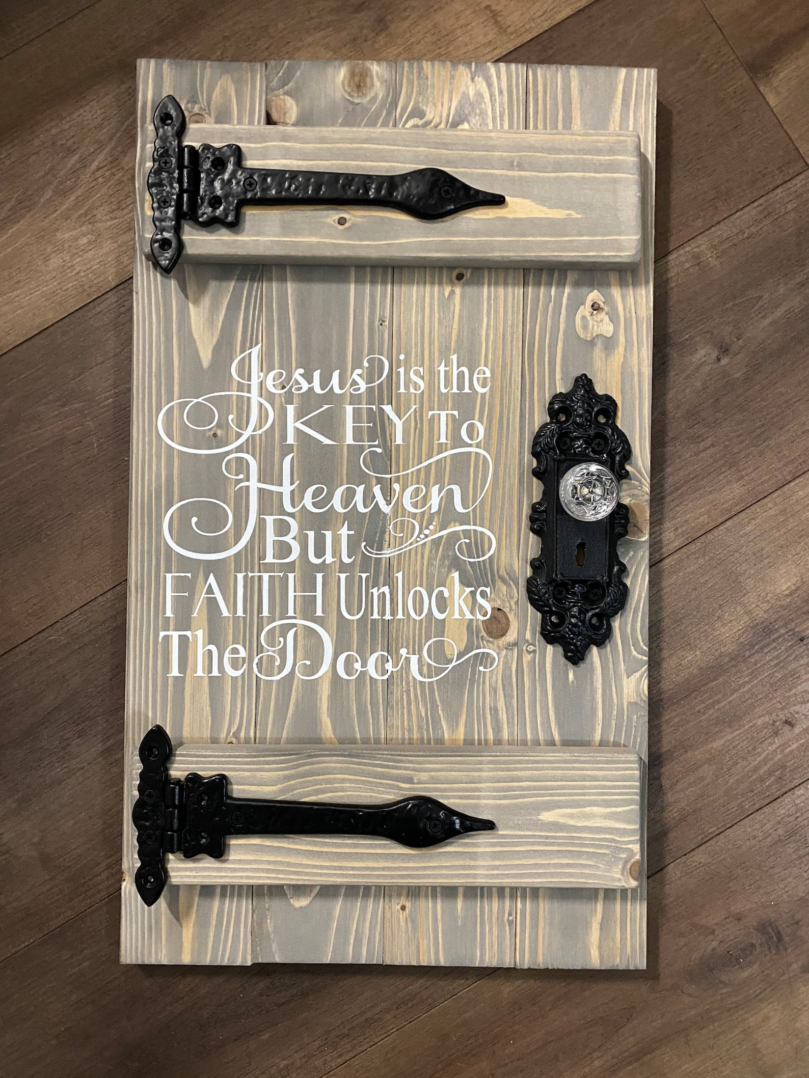 24x15 Jesus is the Key Wall Sign - Etsy UK