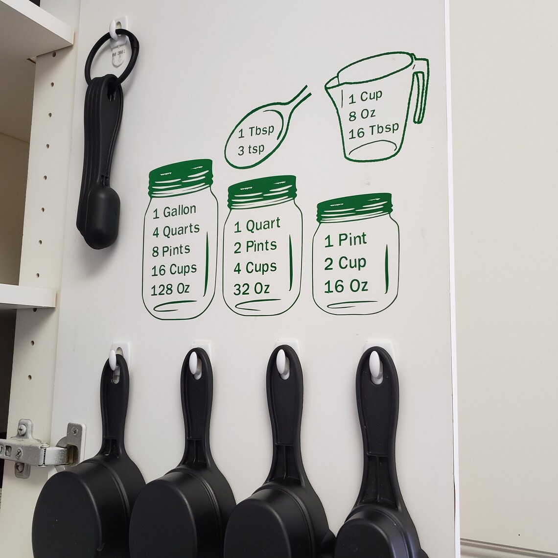 Kitchen Conversion Vinyl Decals - Etsy