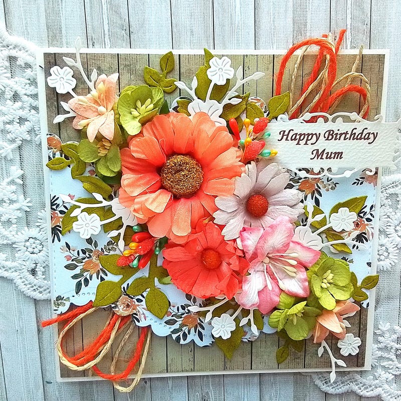 3d Handmade Card - Etsy