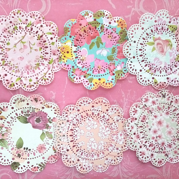 Pink Paper Doilies - Etsy