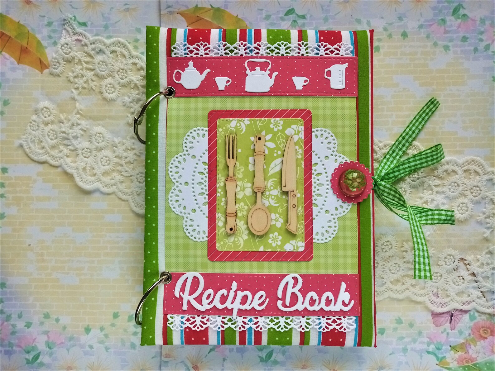 Handmade Recipe Book With 50 Blank Recipe Cards and 5 - Etsy