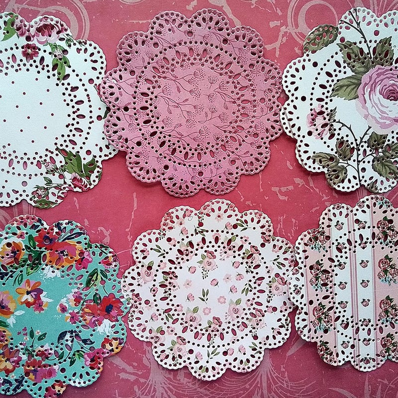 Colored Doilies - Etsy