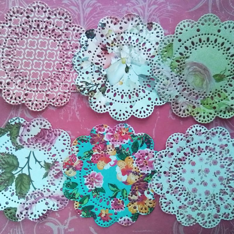 Colored Doilies - Etsy