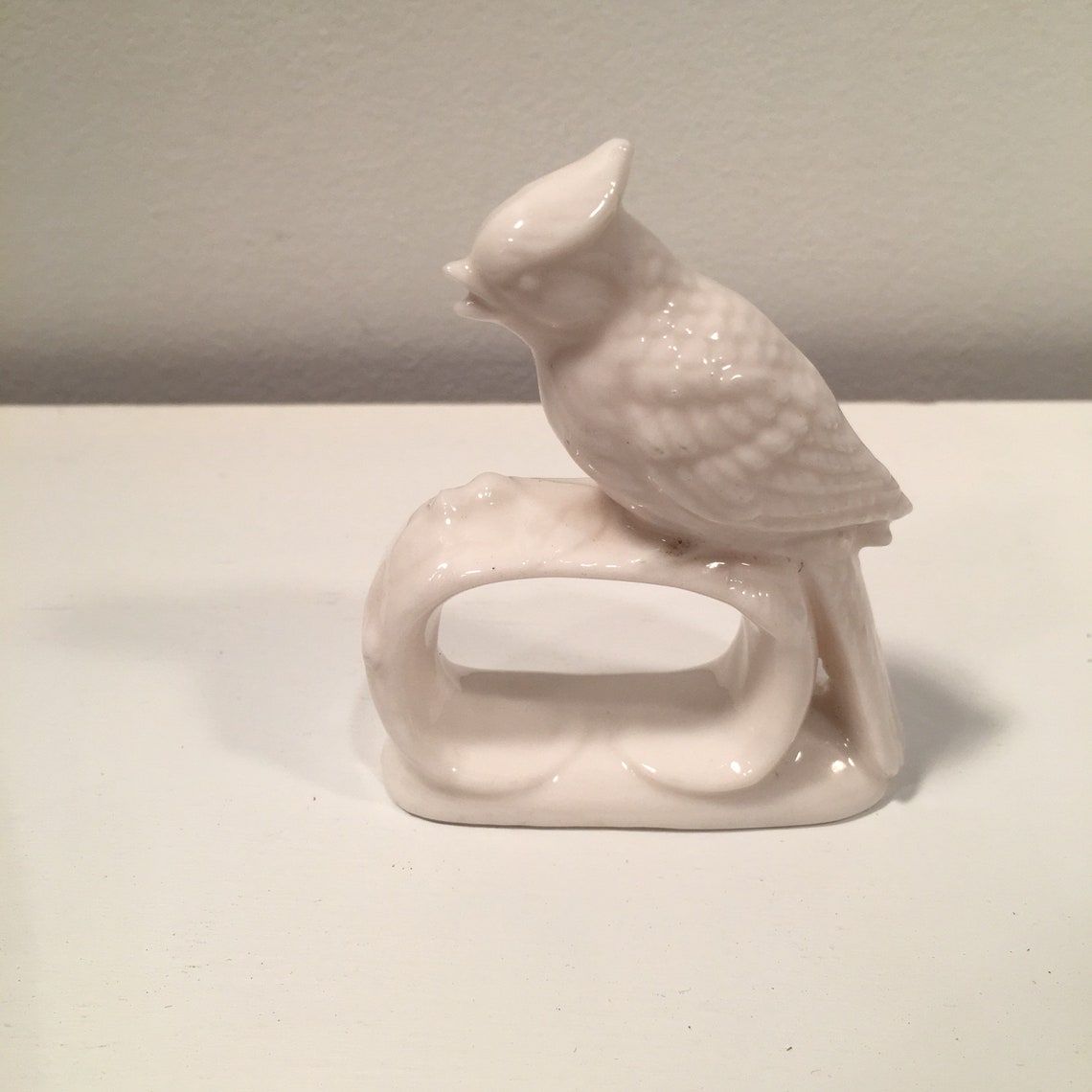 Vintage Porcelain Bird Napkin Rings set of 5 // Dinnerware - Etsy