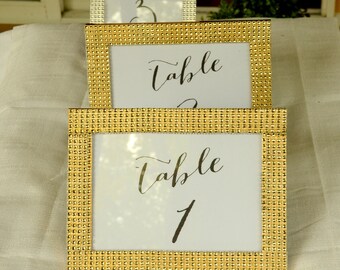 Rhinestone Table Numbers - Etsy