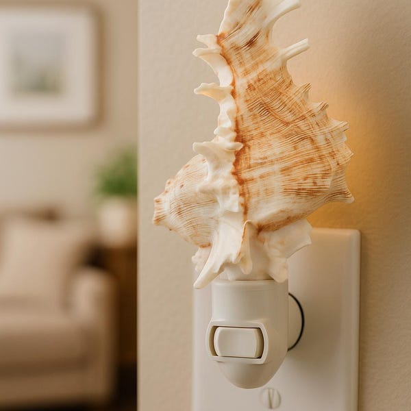 Seashell Night Light - Etsy
