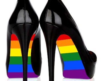 Rainbow Heels | Etsy