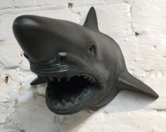 Large Bruce the Shark Jaws Wall Hanging Bust Prop - Etsy UK