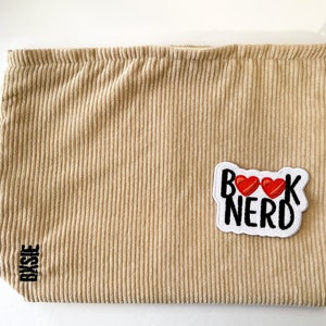 Book Nerd Iron-on Patch, Embroidery Iron on Patches for T Shirt Jeans ...