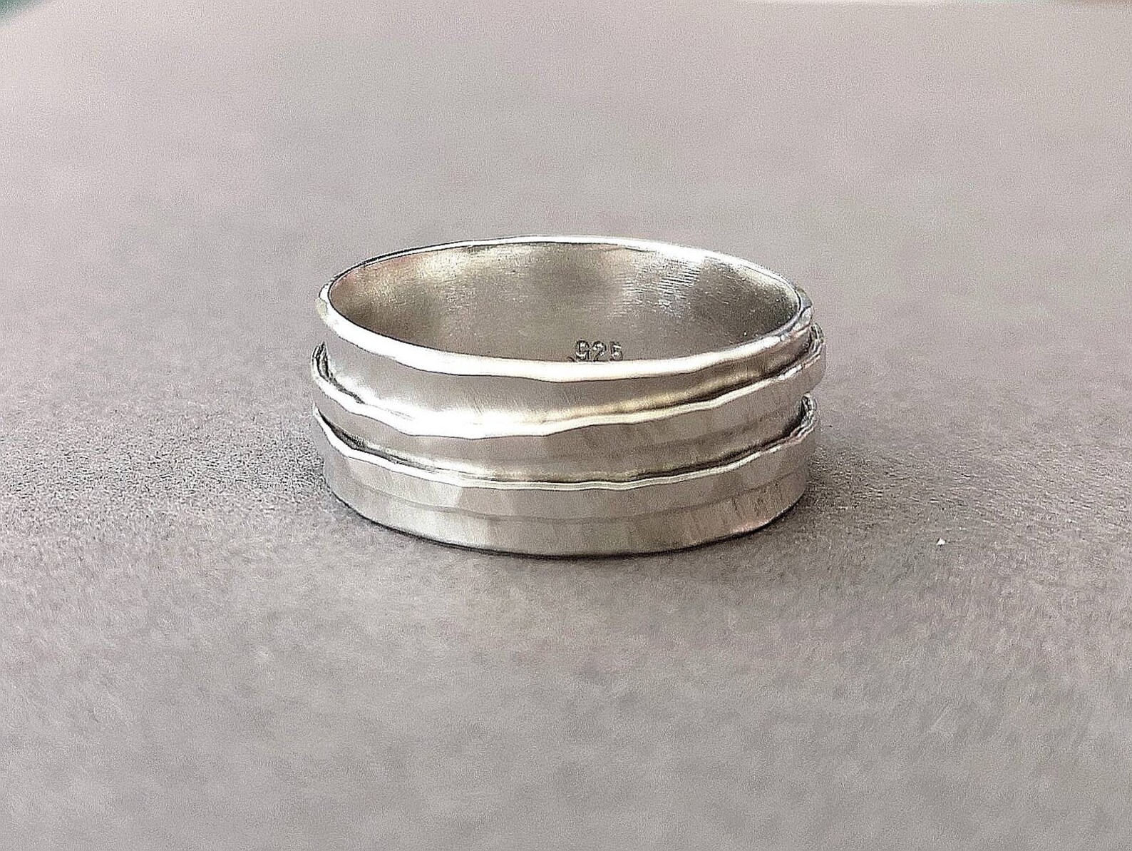 A Wonky Silver Spinner Ring. - Etsy UK