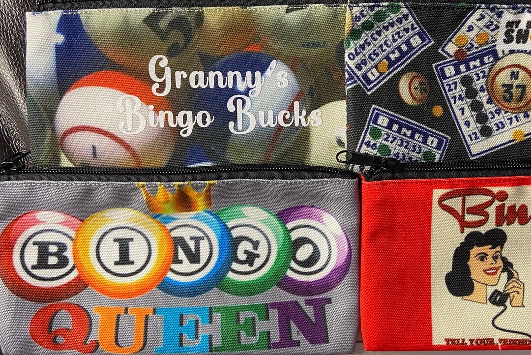 Personalized Bingo Bucks Wallets / Bingo Pouch Starting at 12.50 Makes ...