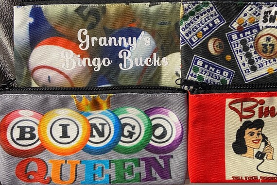 Personalized Bingo Bucks Wallets / Bingo Pouch Starting at - Etsy