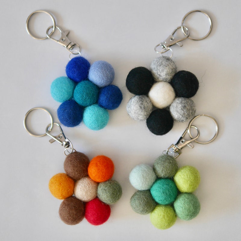 Felt Key Chain - Etsy