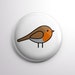 Set of 4 Bird Badges British Garden Birds Robin Blue Tit - Etsy