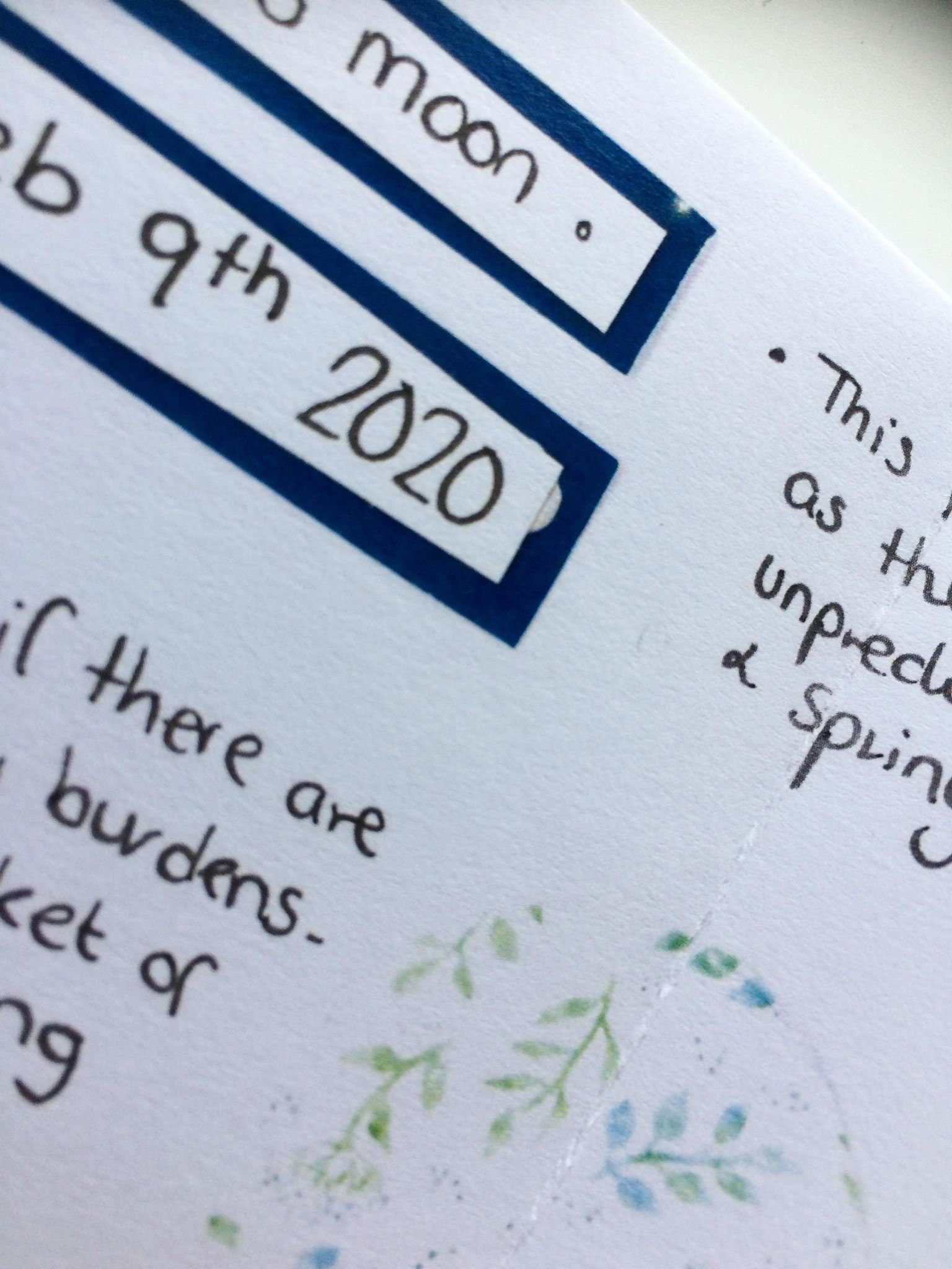 Full Moon Vol 1. Winter Zine - Etsy