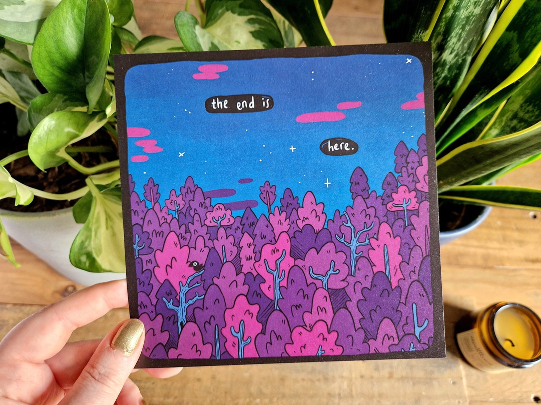 Phoebe Bridgers Inspired Art Print | "the End is Here" I Know the End ...