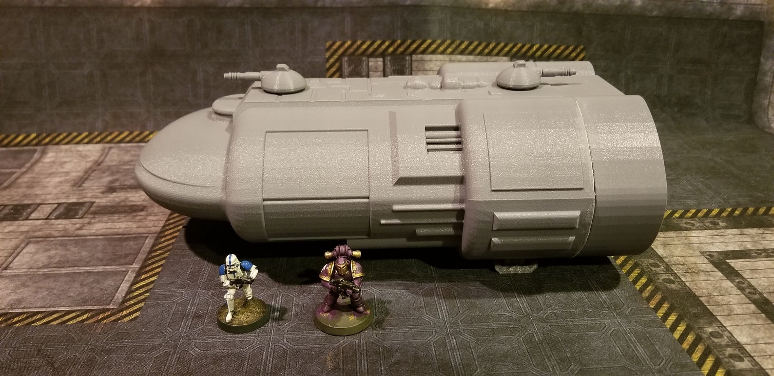 Sci-Fi dropship / 28mm / Digital File / STL / Contact Front | Etsy