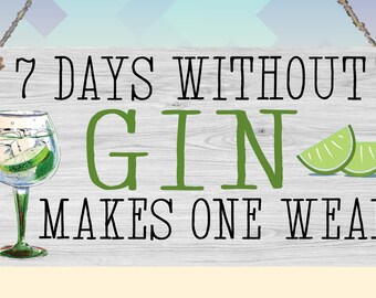 Gin pun | Etsy