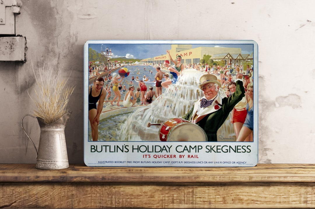 BUTLINS SKEGNESS Sign Plaque Vintage Retro Advert METAL Gift - Etsy UK