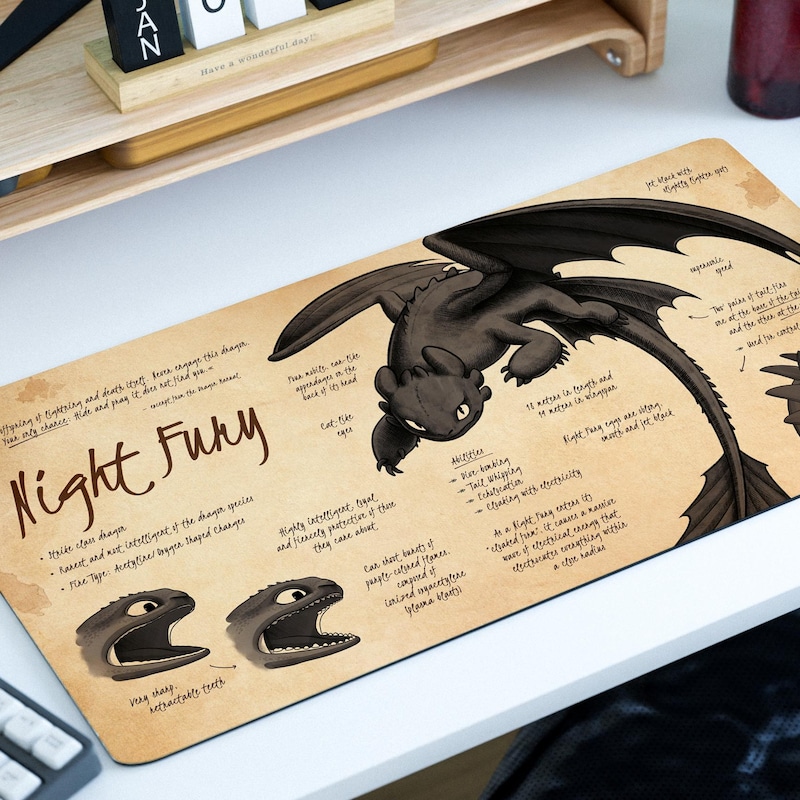 Toothless Gaming Mat - Etsy