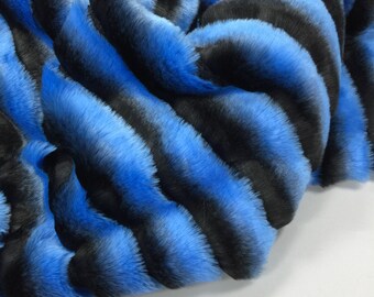 Faux Fur Jacquard Fabric Square Cut Multi Pattern Short Pile | Etsy